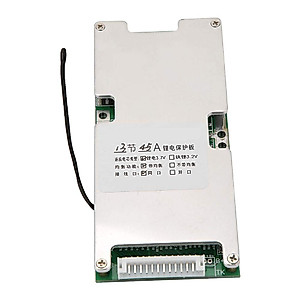 Battery Board, 13S 45A Lithium Cell Battery PCB Board with Balance Function