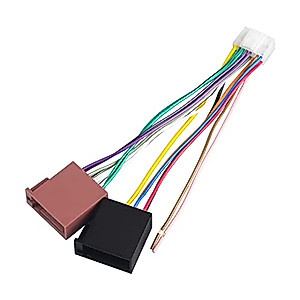 BATIGE 16 Pin ISO Wire Harness for Alpine 7513R UNI Car Stereo Radio Wiring Harness Connector Adaptor