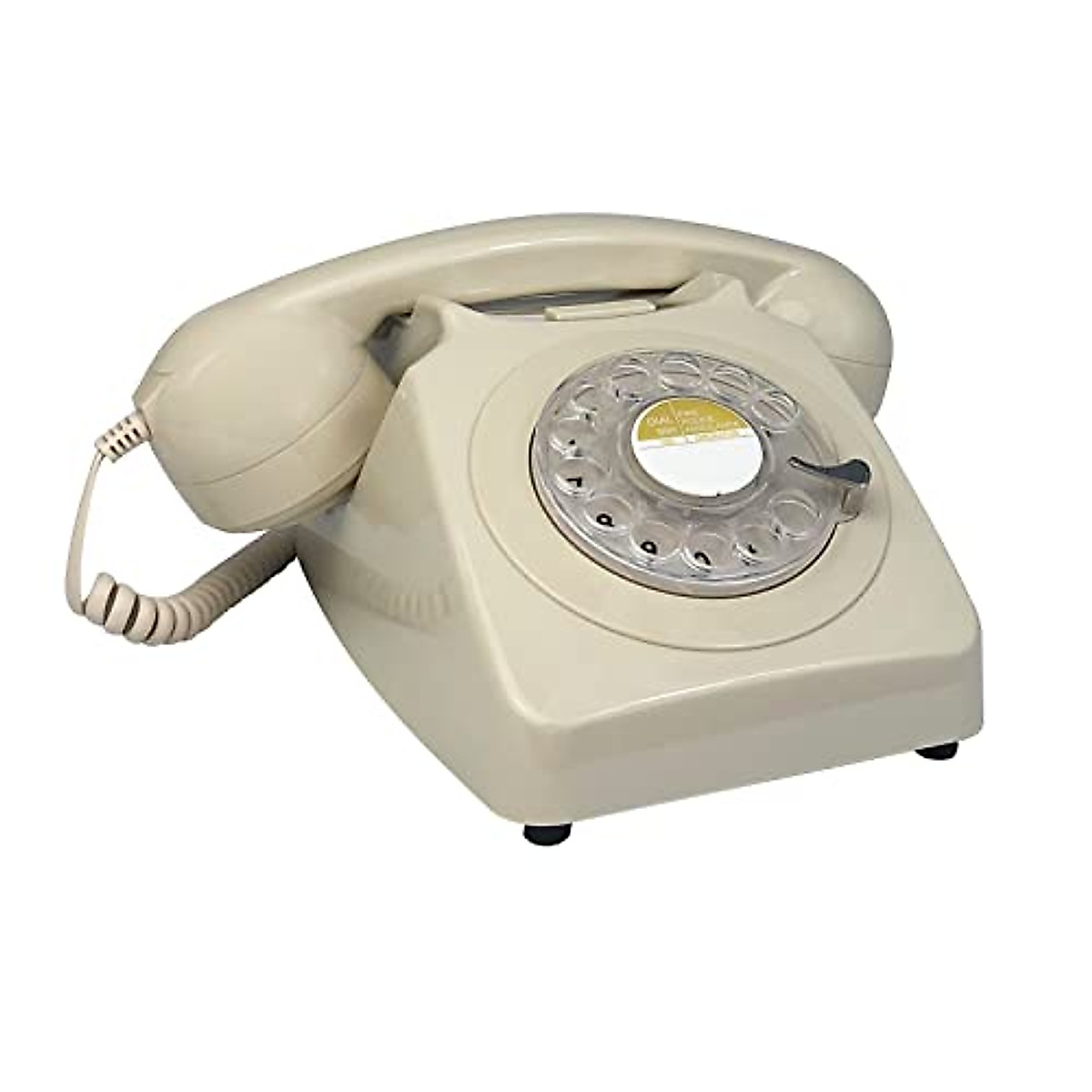 Benotek Retro Rotary Phone Old-Fashioned Decorated Antique Telephone Wired Landline Telephones for Home Office School Hotel Decor