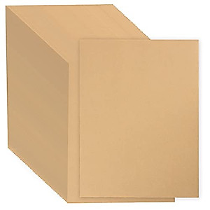 Mr. Pen- Kraft Paper Sheets, 50 Pack, 8.5 x 11", Kraft Paper, Brown Craft Paper, Craft Paper Sheets, Brown Printer Paper, Kraft Stationary Paper