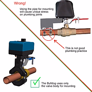 Smart Water Valve Water Leak Detector Shut Off (Options: Zero, Three or Five Leak Sensors) EcoNet Controls with SmartThings/Aeotec Hub & Bulldog Starter Kit Smart Things Home Alarm (3 Sensor)