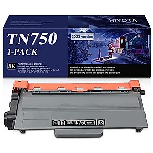 HIYOTA TN 750 TN-720 Black Toner Cartridge, Replacement for Brother TN7501PK Toner Cartridge to use with HL-5440D 5470DW/DWT 6180DW/DWT DCP-8110DN 8150DN MFC-8710DW 8810DW 8910DW 8950DW/DWT Printer
