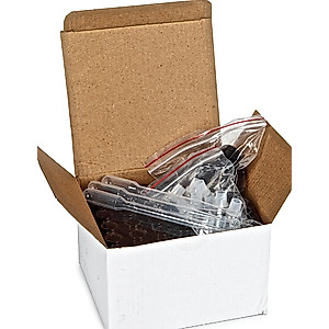 Vivaplex, 24, Amber, 10 ml Glass Roll-on Bottles with Stainless Steel Roller Balls. 3-3 ml Droppers included