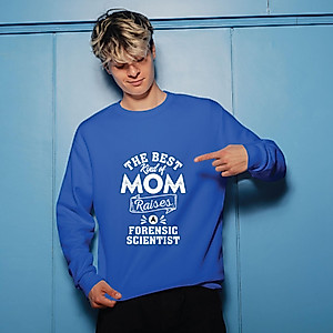 Mothers Day Gift Forensic Scientist Mom Best Kind Mom Gift Black Muticolor Unisex Sweatshirt