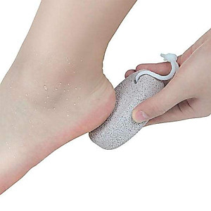 NIUTA【Factory Direct】Pedicure Foot Rasp File Callus Remover, Double-Sided Colossal Foot Rasp Foot File And Callus Remover For Dead Skin (Pumice Stone-Natural), Gray, 2 Count