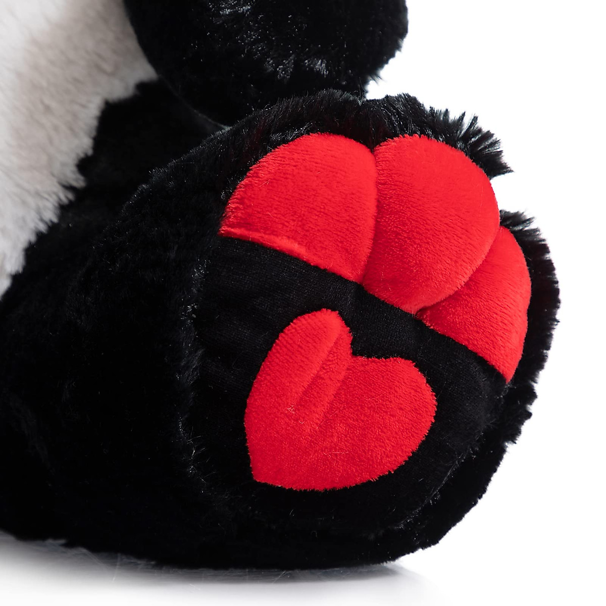 HollyHOME I Love You Panda Stuffed Animal Plush Panda with Red Hearts and Bow Sweet Plush Toy for Valentine's Day 20 inch