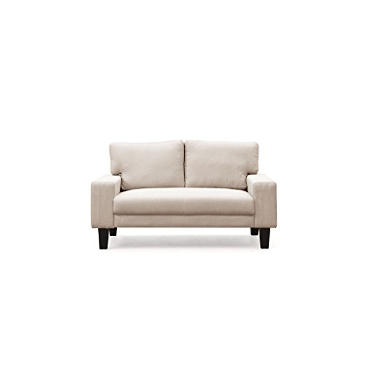 Container Direct -L Upholstered Loveseat, Beige