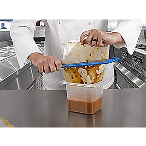 San Jamar BB100 Bag Boa Bag Cutter, Polypropylene, Blue