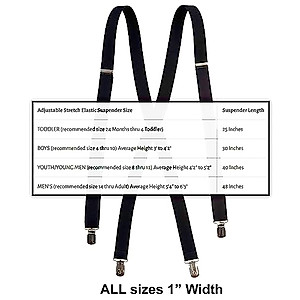 Tuxgear Mens Bow Tie and Adjustable Stretch Suspender Sets, Light Sage, 48" Mens (Light Sage, 48" Mens)