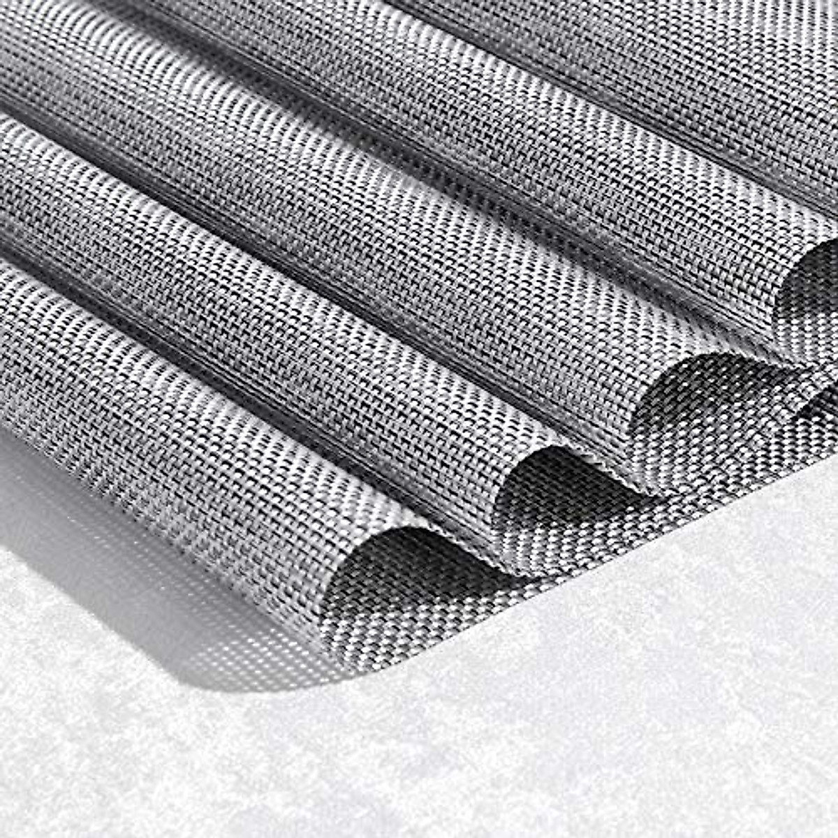 DOLOPL Table Runner Grey Table Runners Outdoor Table Runner 12"×72" Non-Slip Heat Resistant Easy to Clean Modern Farmhouse Kitchen Table Runner for Patios Family Dinner Office Kitchen Table