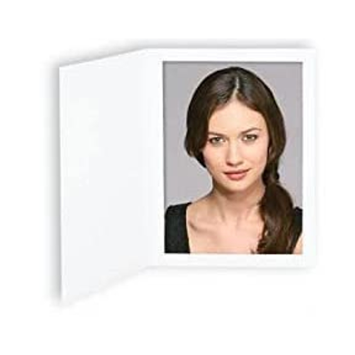 Malelo and Company, Pack of 25 White Cardboard Photo Folder Frame for 8x10 Photo -Special Events: Wedding, Graduation, Baby Shower