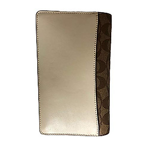 Coach New York HAYDEN FOLDOVER CROSSBODY CLUTCH IN SIGNATURE CANVAS Khaki/Chalk F76769