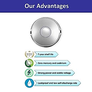 Enerpe B3V 1A Replacement Battery High Capacity Compatible with High Tech Electronic Collars of MS-4 and MS-5 Pack of 12