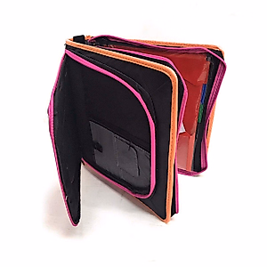 Five Star 2017007 Zipper Binder 2" 530 Sheet Capacity, 3-1/2" X 12" X 12-3/4