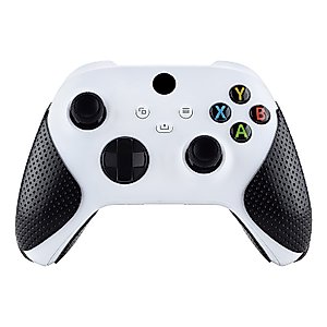 eXtremeRate PlayVital Anti-Skid Sweat-Absorbent Controller Grip for Xbox Series X/S Controller, Professional Textured Soft Rubber Pads Handle Grips for Xbox Series X/S Controller - 3D Concave