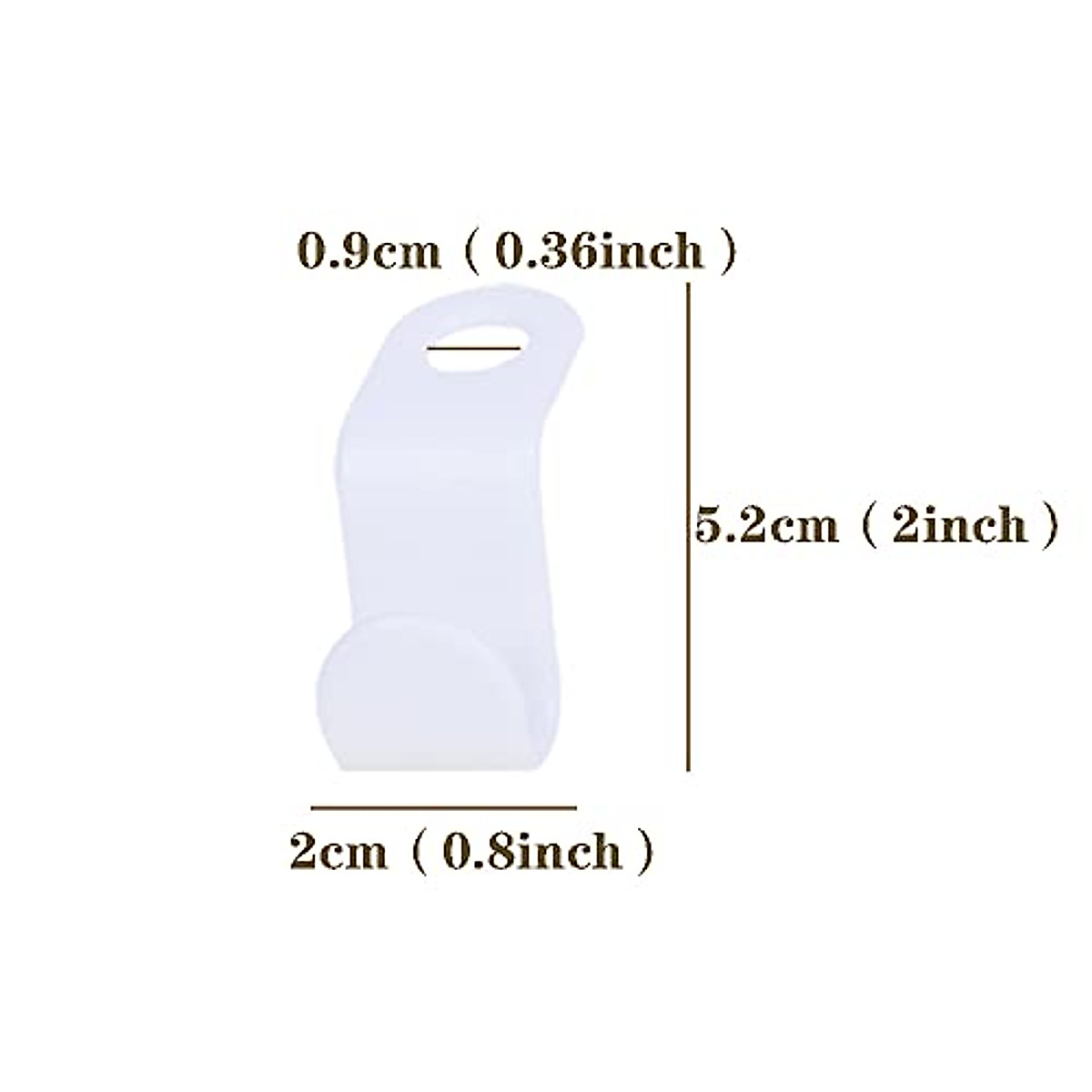 Woonsoon Clothes Hanger Connector Hooks, 40PCS Sturdy Mini Cascading Hanger Hooks, Thickened 20lbs Space Saving Closet Hanger