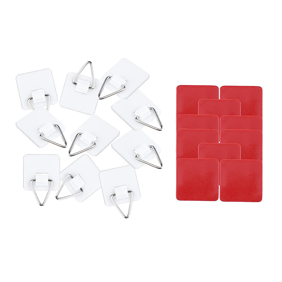 Gazechimp 10 Pieces Invisible Plate Hanger Vertical Plate Holders for Plate Pictures Wall Supplies, 1 Inch