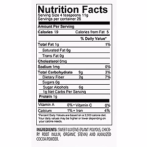 Sugar Free Drinking Hot Chocolate - Stevia Sweetened, Keto 1g Net Carb Gourmet Hot Cocoa Mix - Gluten Dairy Free, Vegan Non-GMO Low Carb Paleo Ketogenic Diabetic Friendly Snack 10 oz