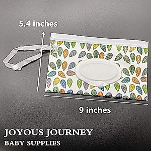 Portable Pouch Bags Set, 2 Pack Wet Wipe Holder Container, Reusable and Refillable Personal Travel Wet Wipes Dispenser Cases