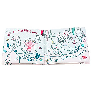 Stephen Joseph, Floating Color Changing Bathtime Book, Toddler Bath Toys, Mermaid