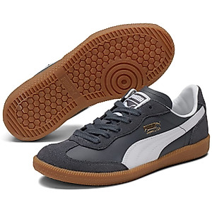 PUMA Super Liga OG Retro (Big Kid) Puma New Navy/Puma White/Puma Team Gold 4 Big Kid M