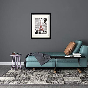 Luxdart 12x16 frames with Mat to Display 11x14 Picture or 8.5x11 photo 12 x 16 Black Solid Wood Picture Frame Wall Art for Living Room Wall Mount and tabletop Decor(2 Mats)