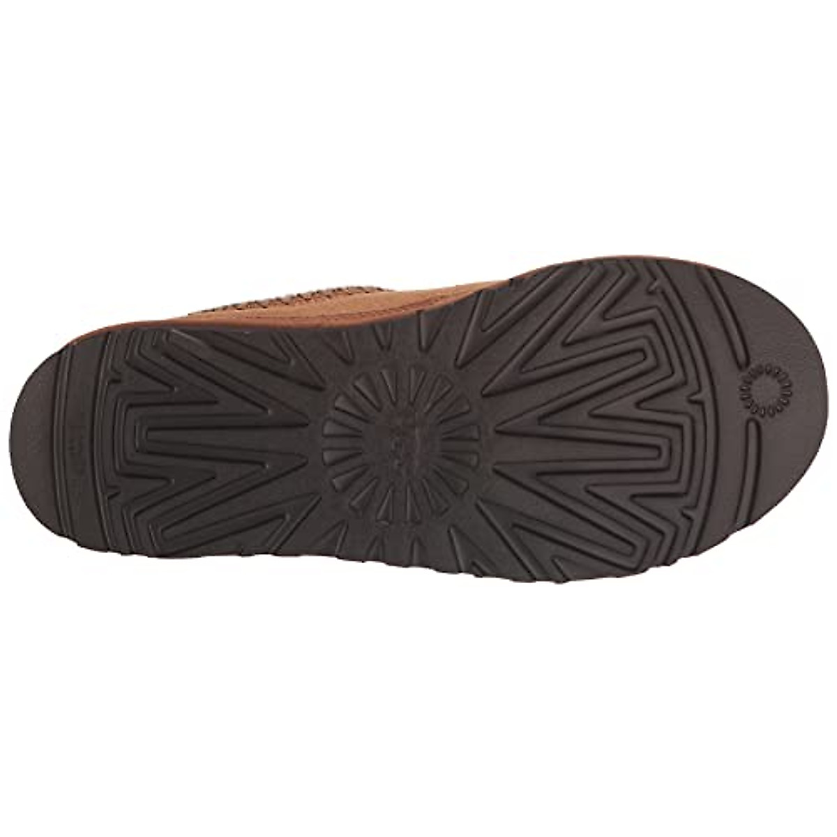 UGG Men's Tasman Logo Slipper, Chestnut/Espresso, 11