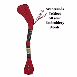 UMC STAG Pack of 12 Black Premium Embroidery Thread | 100% Egyptian Cotton Premium Skeins | Cross Stitch Embroidery Floss | Oeko TEX Certified Stranded Cotton | Ideal for Arts & Crafts (Black-12)