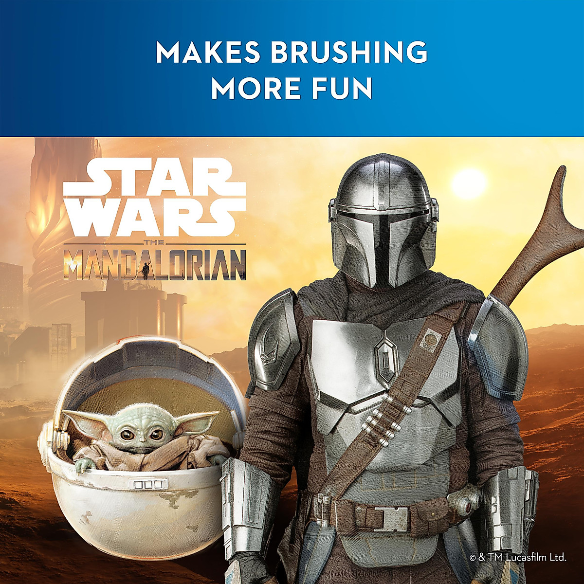 Oral-B Kids Extra Soft Replacement Brush Heads featuring STAR WARS, 2 count