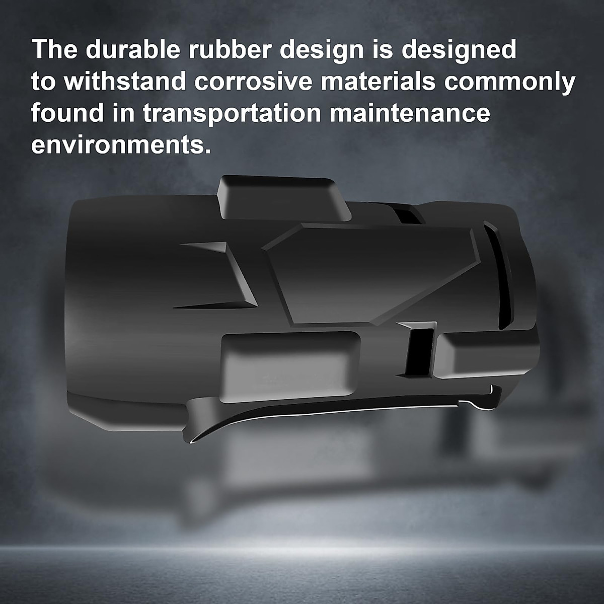 M18 49-16-2967 49162967 High Torque Impact Wrench Boot rubber Compatible with Milwaukee M18 FUEL 1/2 High Torque Impact (2967-20)- (Black)