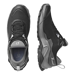 Salomon X Reveal 2 Gore-TEX Hiking Shoes for Women, Black/Magnet/Quiet Shade, 7