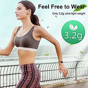 Blackview Bluetooth Headphones, BT5.3 Wireless Earbuds with IPX7 Waterproof Stereo Headphones in Ear Built in Mic Headset Premium Sound, AirBuds 6 with CVC 8.0 Noise Reduction, Touch Control - Green