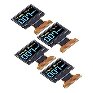 Organic LCD Display, Organic Light Emitting Diode Display 128x64 Resolution 0.96in 30PIN for DIY(Yellow Blue Dual Displaying)