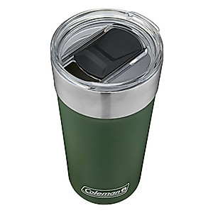 Coleman Insulated Stainless Steel 20oz Brew Tumbler, Heritage Green