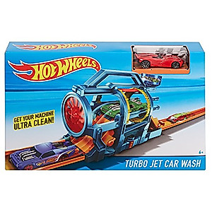 Hot Wheels Turbo Jet CAR WASH Play Set