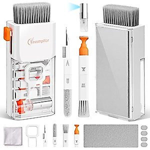 Laptop Screen Keyboard Cleaner Kit, Electronics Cleaning Tool for MacBook iPad iPhone Pro, Brush Tool for Tablet, Computer, PC Monitor,TV Camera Lens with 2ml Mist Spray New Compact with Patent