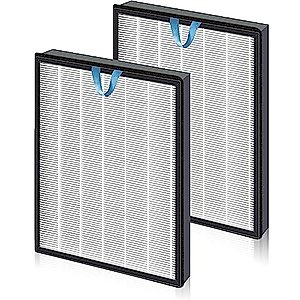 Vital 200S Replacement Filter for LEVOIT Vital 200S Air Purifier - 2 Pack Vital 200S-RF H13 True HEPA Activated Carbon Filter - White