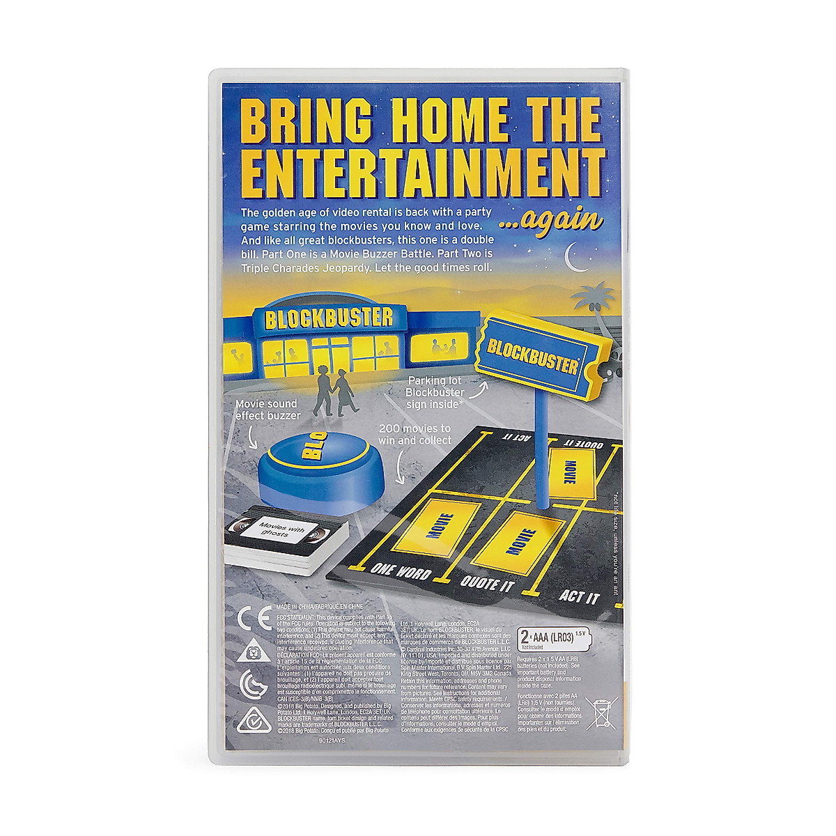 The Blockbuster Game: A Movie Party Game for The Whole Family