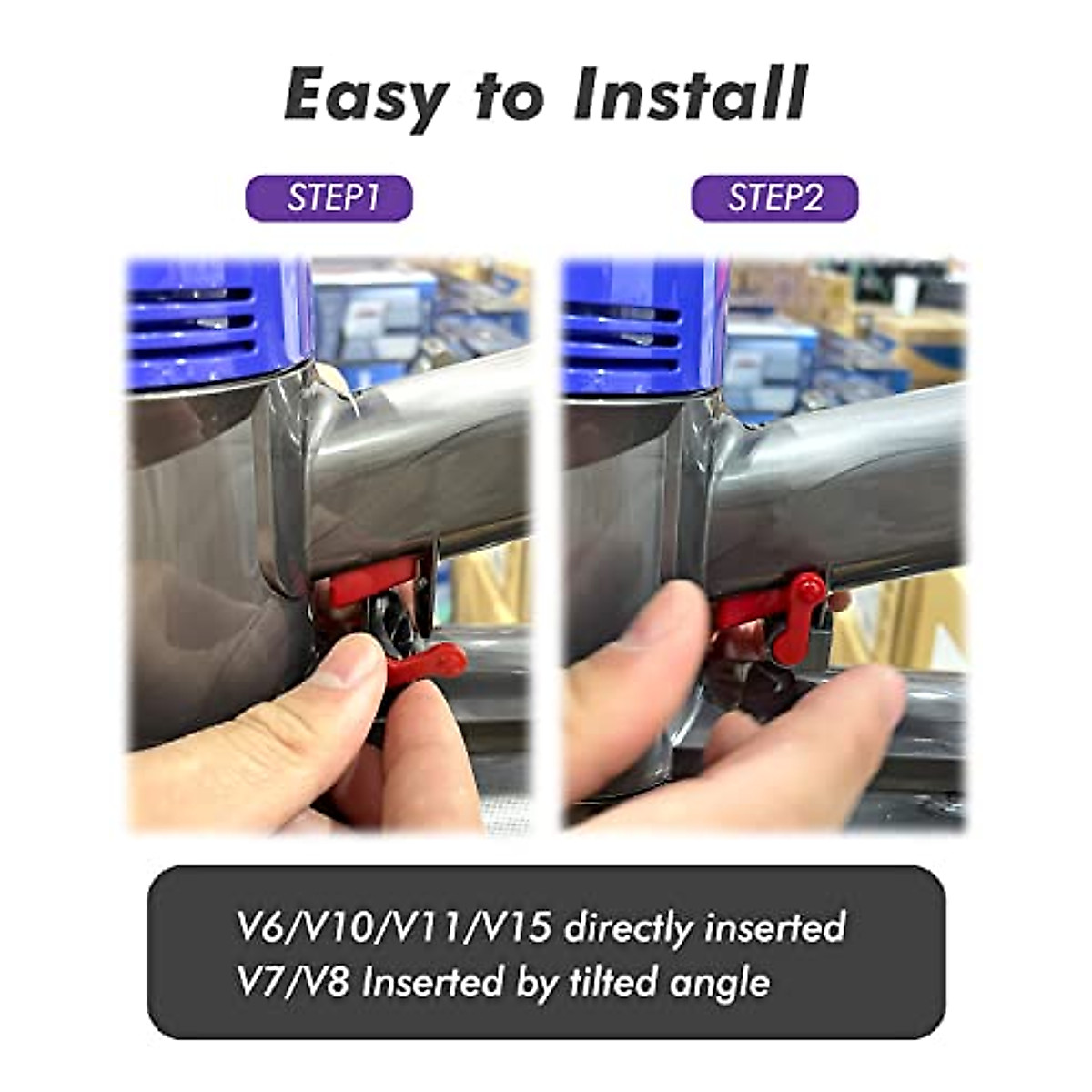 ICONOCO Trigger Lock for Dyson V6, V7, V8, V10, V11 and Compatible with V15, Free Your Gripping Fingers, Power Button On/Off Control for dyson