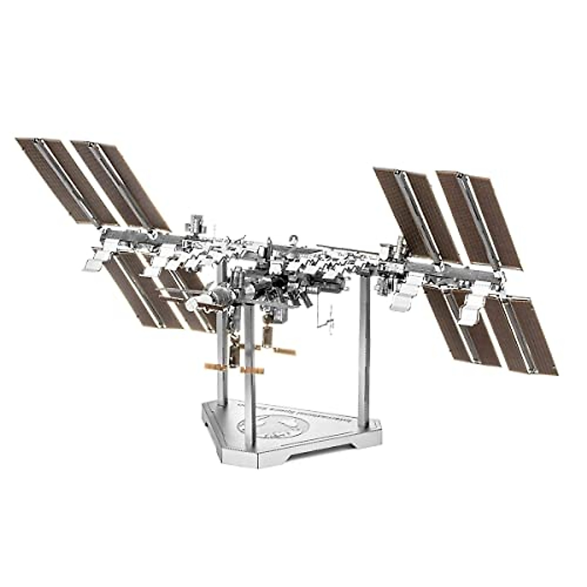 Metal Earth Fascinations Premium Series International Space Station 3D Metal Model Kit Bundle with Tweezers