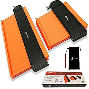 Lionz Super Gauge Shape and Outline Tool - 2 Wide Contour Gauge 10" And 5" For Copying Angles and Odd Shapes. Gifts for Men, Handyman, DIY, Woodwork, and Construction.