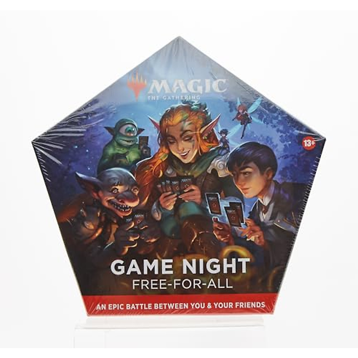 Magic: The Gathering 2022 Game Night - 5 Ready-to-Play Decks, 300 Cards, Ages 13+, 2-5 Players, 30+ Minutes