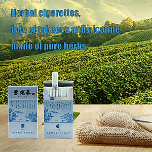 Fetcasy Herbal Cigarettes - Tobacco and Nicotine Free - 2 Packs 40 Smokes