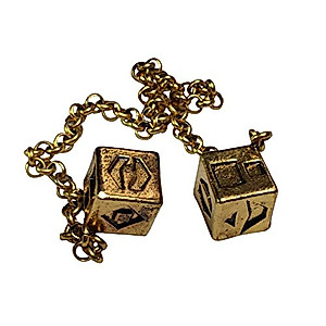 Antiqued Weathered Metal Han Solo Smuggler's Dice with box