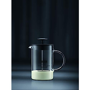 Bodum Latteo Manual Milk Frother, 8 Ounce, Black