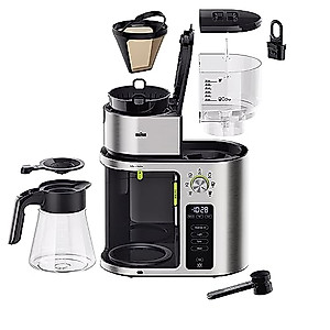 Braun KF9079SI Multiserve Coffee Maker, Stainless Steel