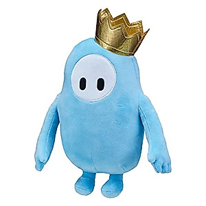FALL GUYS Moose Toys Original Blue Bean Skin Official Collectable 12" Super Soft Cuddly Deluxe Plush Toys from The Ultimate Knockout Video Game 3 Characters to Collect Series 1,62550