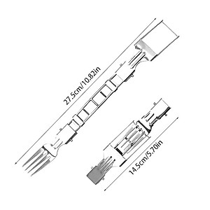 Convenient Watermelon Cutter And Fork Set 304Stainless Steel Fruit Cutting Tool Fruit Cutter For Gatherings