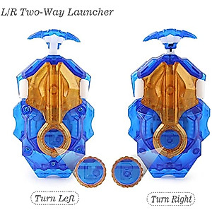 Battling Tops Burst Battle B-189 Guilty Longinus Kr MDS-2 Gyro Toys for Kids with B-184 Custom Bey Launcher