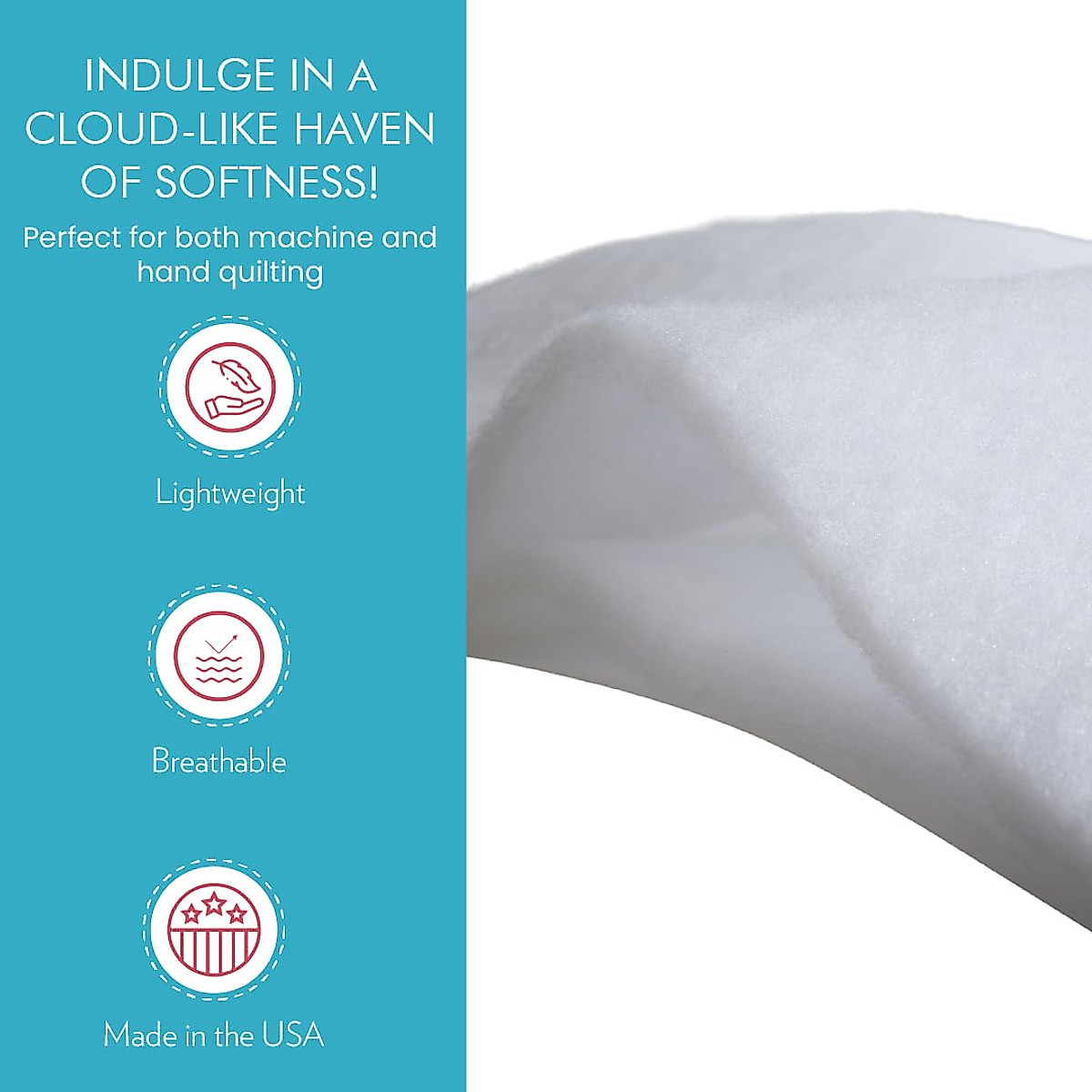 Fairfield Poly-Fil Extra-Loft Batting Crib 45" X 60"